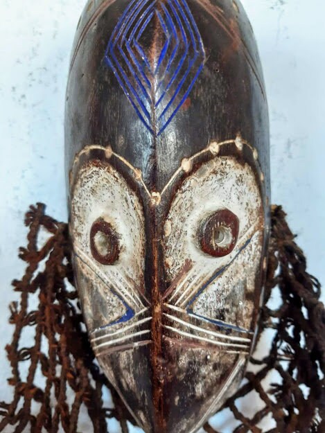 Vintage West African Yoruba Tribal Mask - Etsy