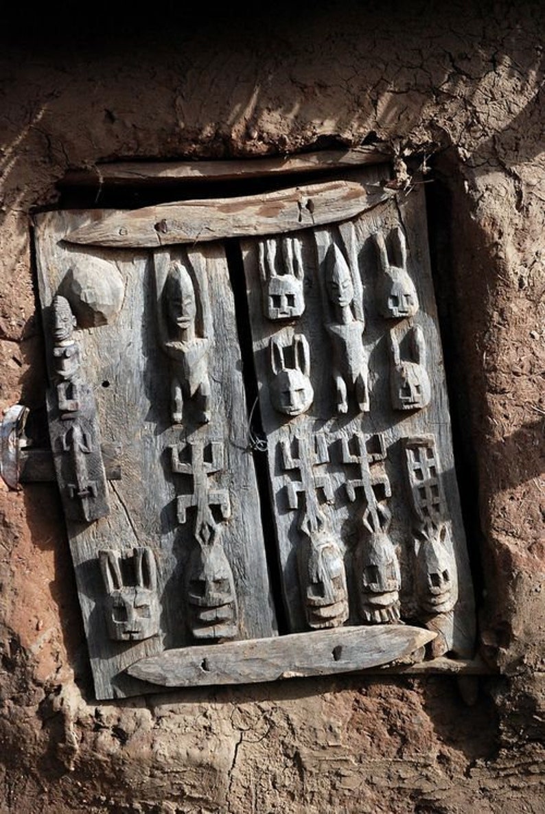 Dogon Granary Window, Ceremonial Design - Etsy