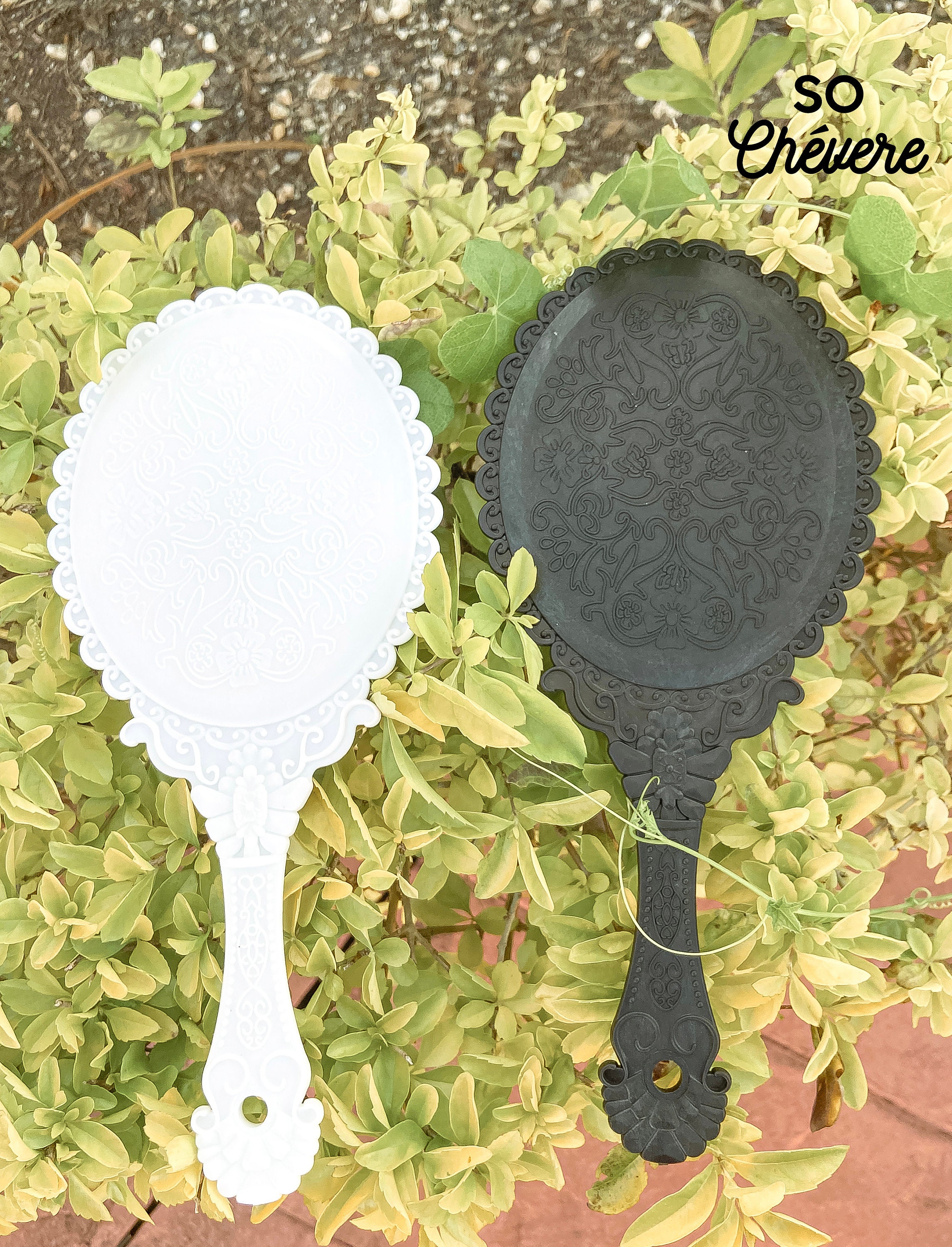 Vintage Handheld Mirror L Personalized Mirror L Custom Hand Held Mirror ...