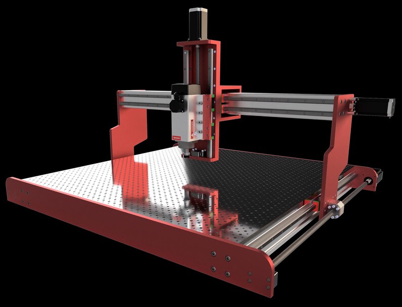 DIY CNC Machine. Large Footprint. Very Ridged Design. Made to Cut Metal ...