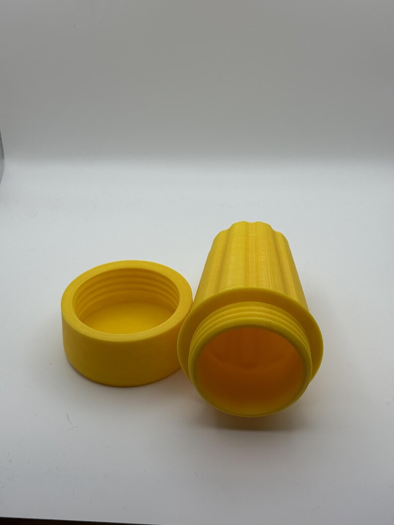 5” Wire Nut Stash Container – 3D Printed PETG Storage Capsule – Hidden ...