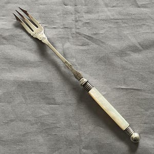 Edwardian Pickle Fork With Mother of Pearl Handle - Etsy