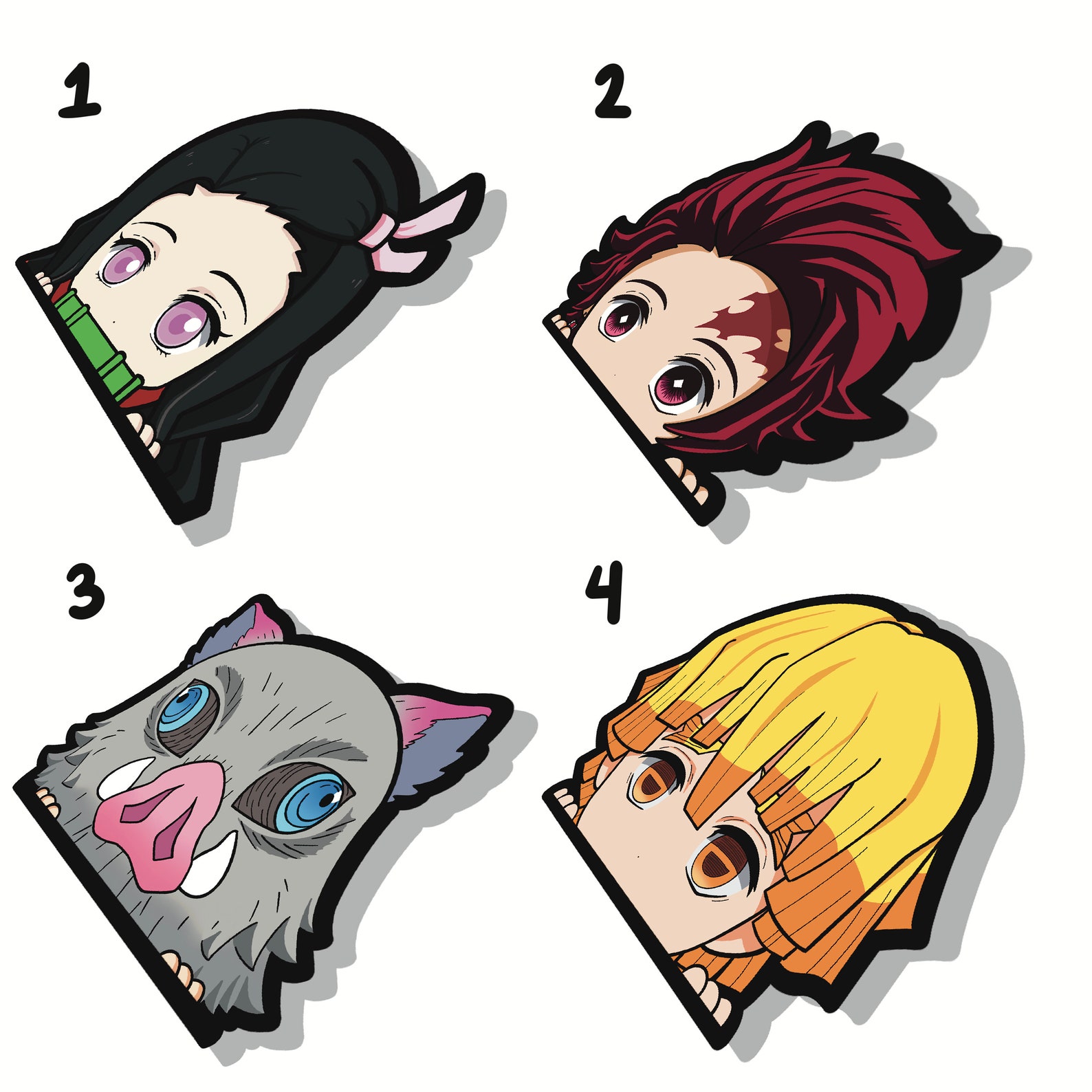 Peeker Stickers | Etsy