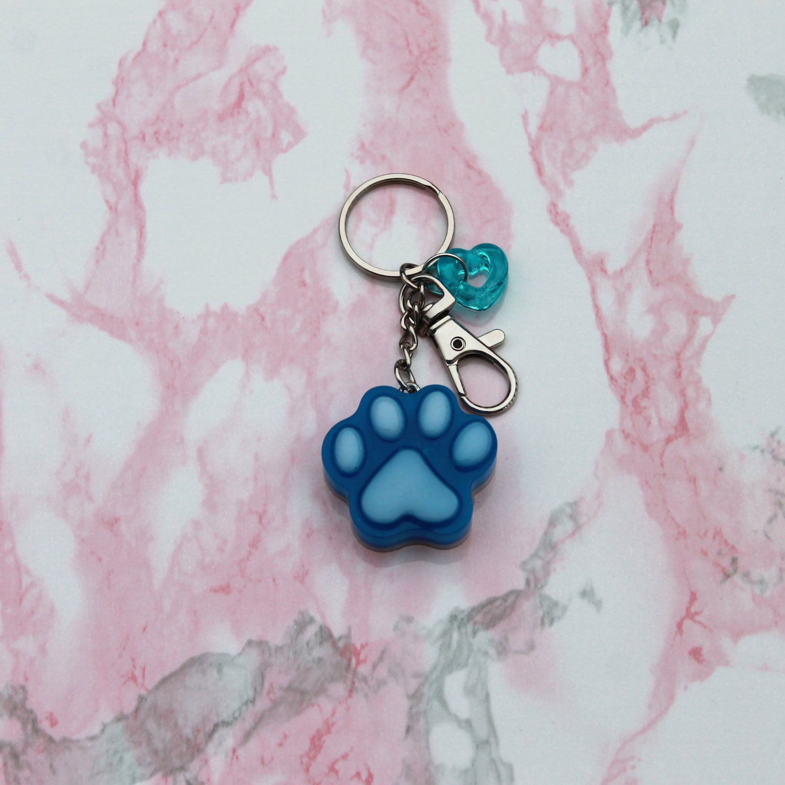 Handmade PAW Keychain | Custom Cat Paw Keychain | Personalized Dog Paw ...