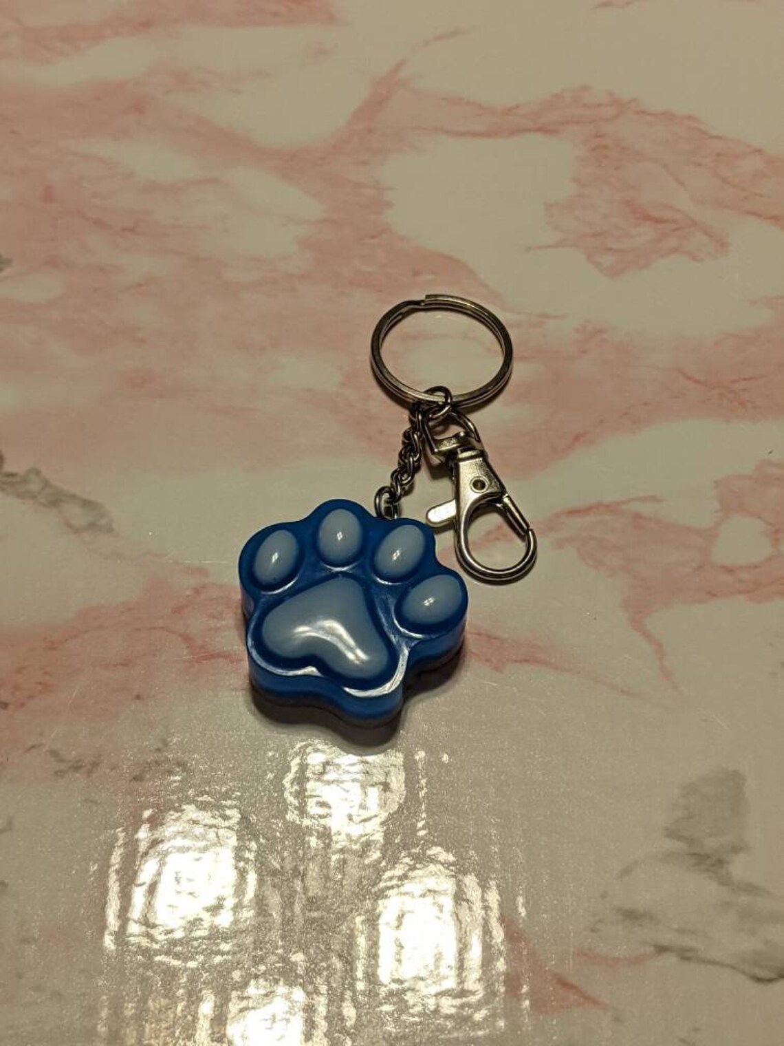 Handmade PAW Keychain Custom Cat Paw Keychain Personalized - Etsy