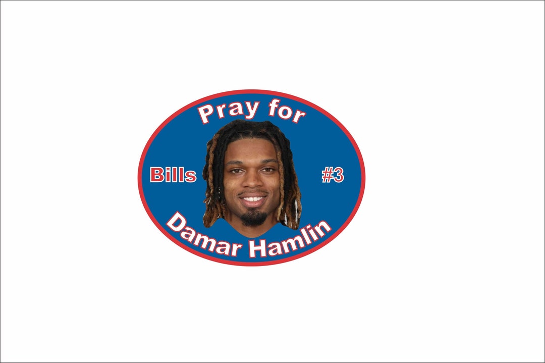 Pray for Damar Hamlin Sticker / Decal Buffalo Bills Sticker / - Etsy
