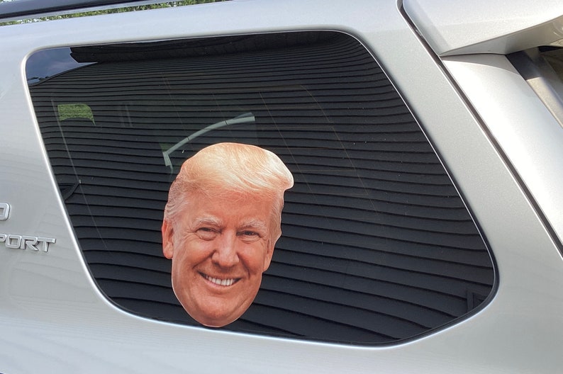 Donald Trump Life Size Sticker / Decal, 45th President, 2024 Republican ...