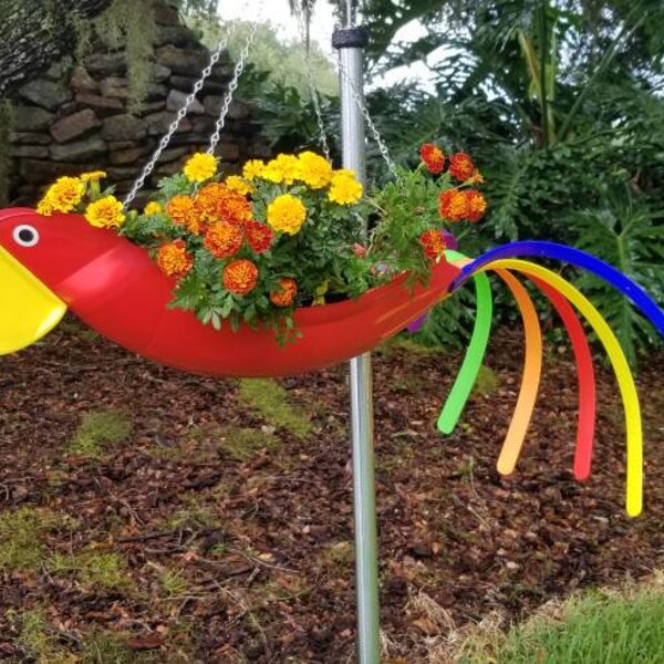 Parrot Planter - Etsy