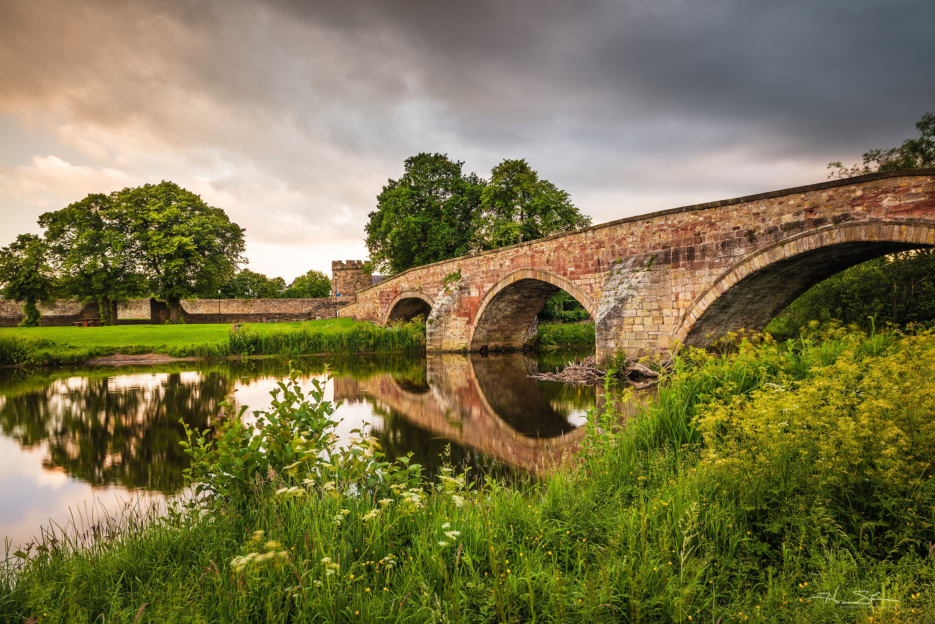 Nungate Bridge in Haddington Scotland / 12x18 Aluminum Wall | Etsy