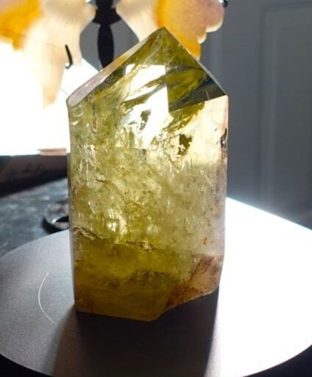 Beautiful Citrine Pyramid Tower High Quality Vibrant Flow - Etsy