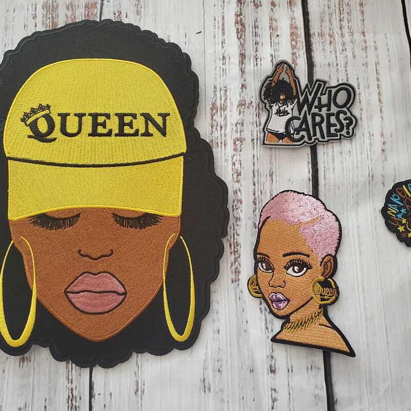 Black Woman Patch - Etsy