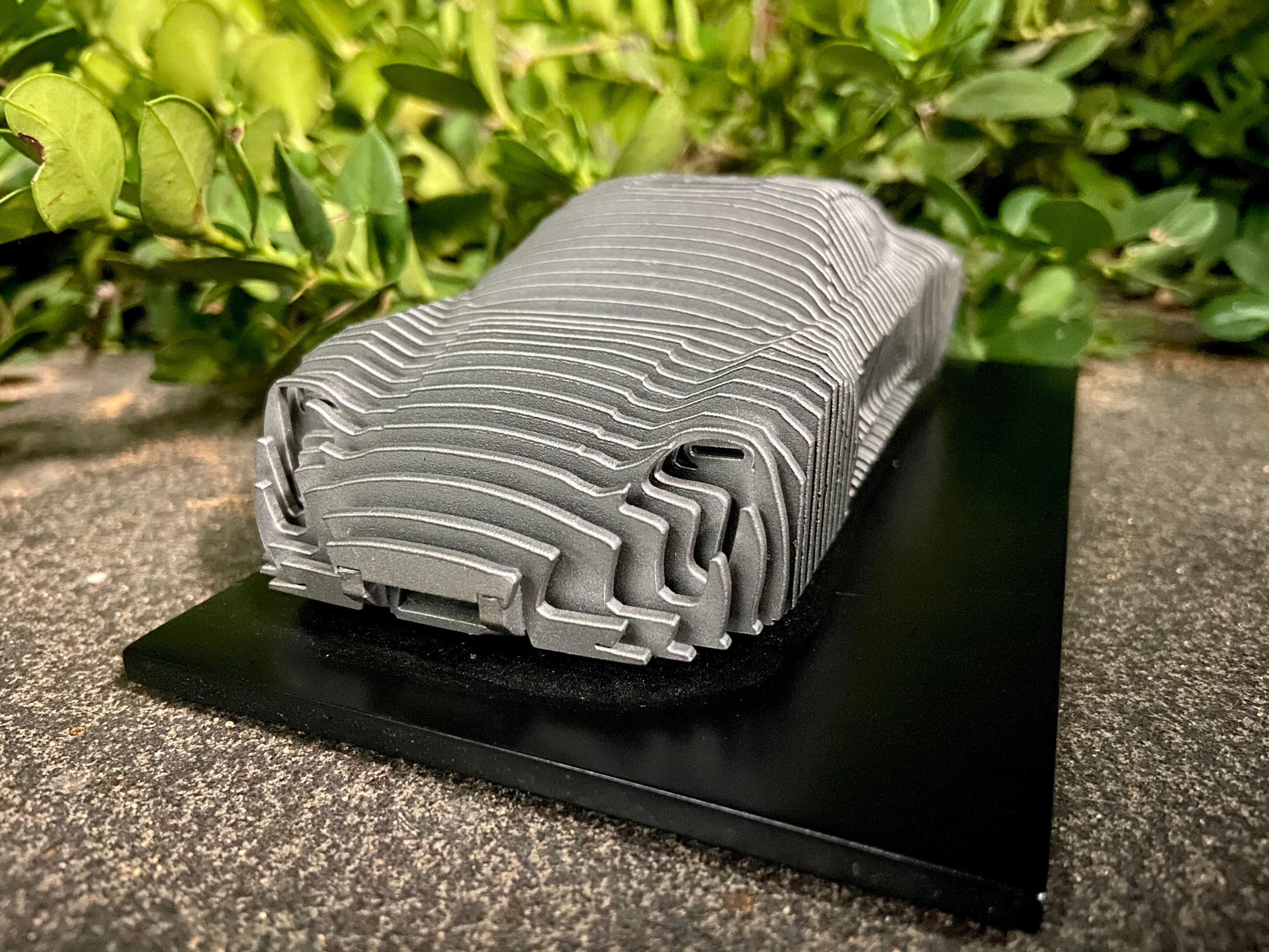 Porsche Taycan - 1:32 Handcrafted Car Sculpture - Stainless Steel - Etsy