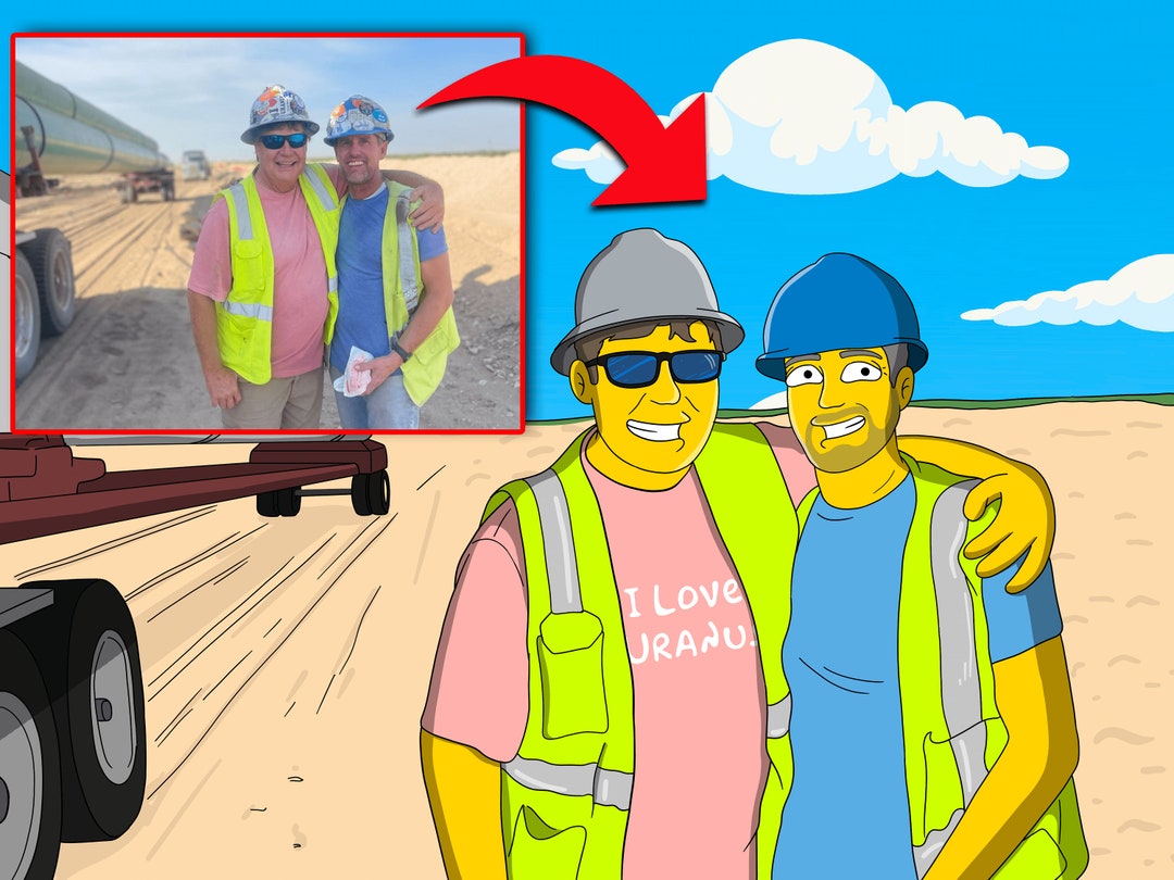 Fathers Day Special! Custom Yellow Character Portrait - Simpsonized ...