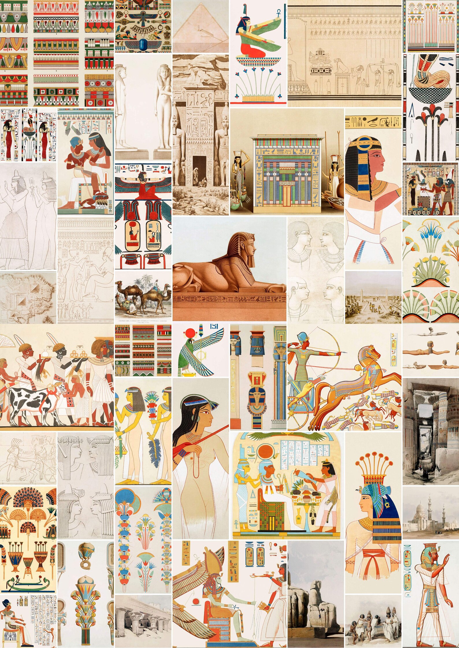 Ancient Egypt Junk Journal Printable Ephemera Pack 10 Pages | Etsy UK