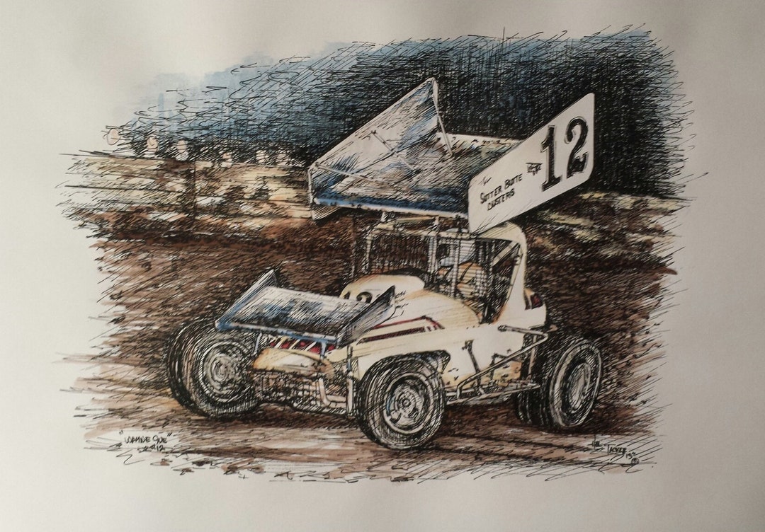 Wayne Sue Supermodified, Framed and Matted in Glass Ready to Hang, Fine ...