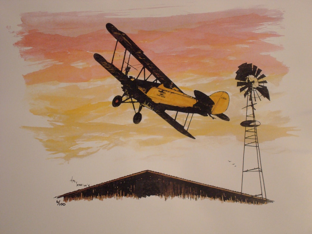 Waco Straight Wing Fine Art Prints Artwork Original Paintings by ...