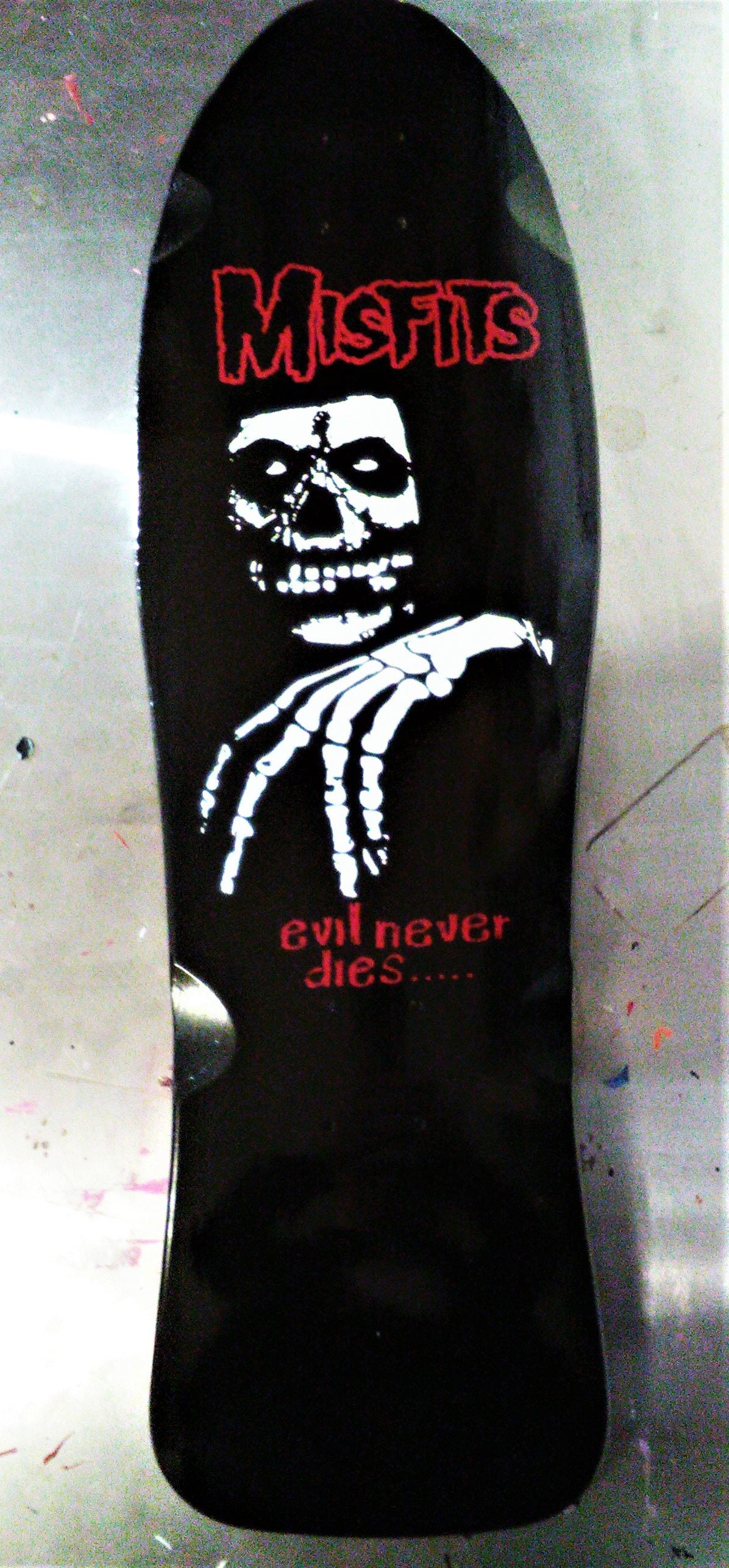 Misfits Evil Never Dies Copy by BRITTON BOARDS 9.5 X 31 - Etsy