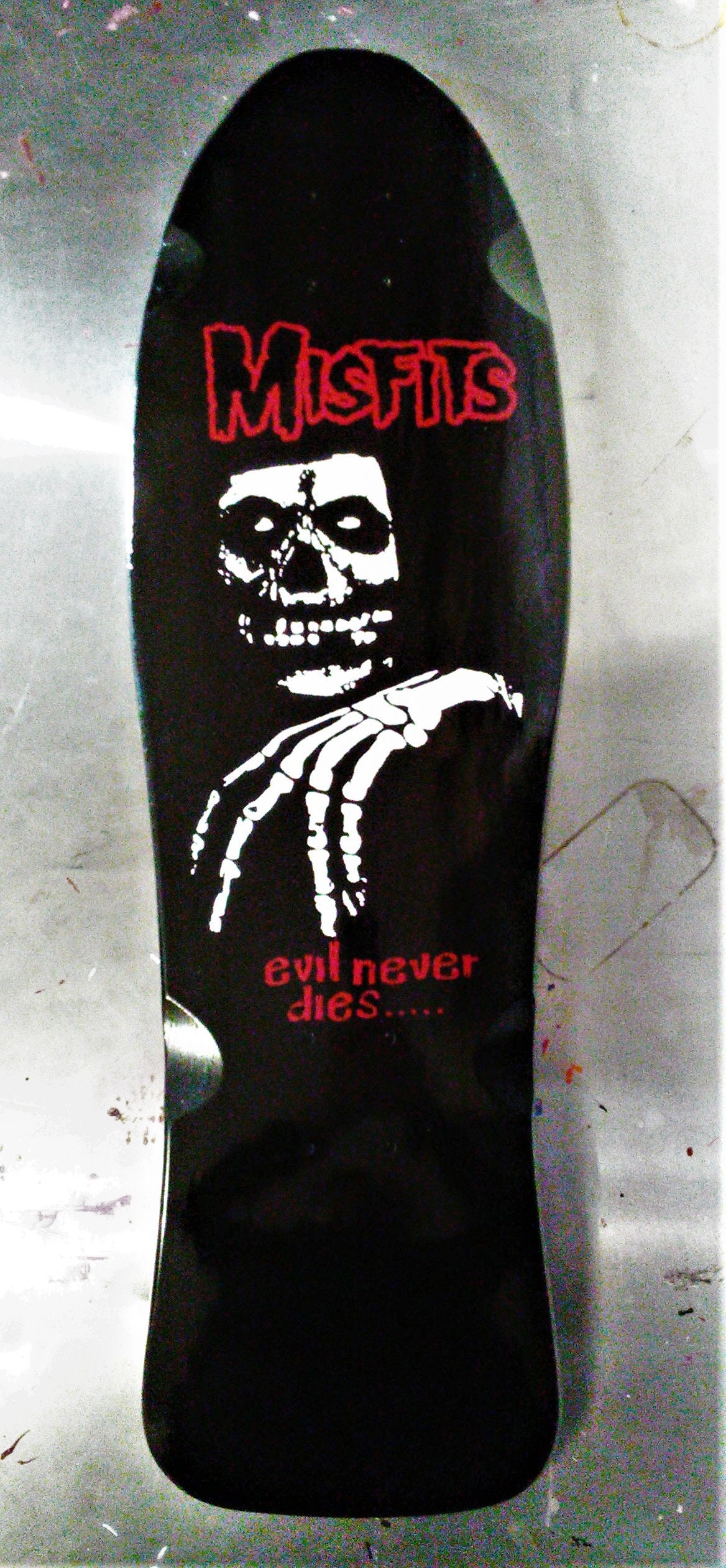Misfits Evil Never Dies Copy by BRITTON BOARDS 9.5 X 31 - Etsy