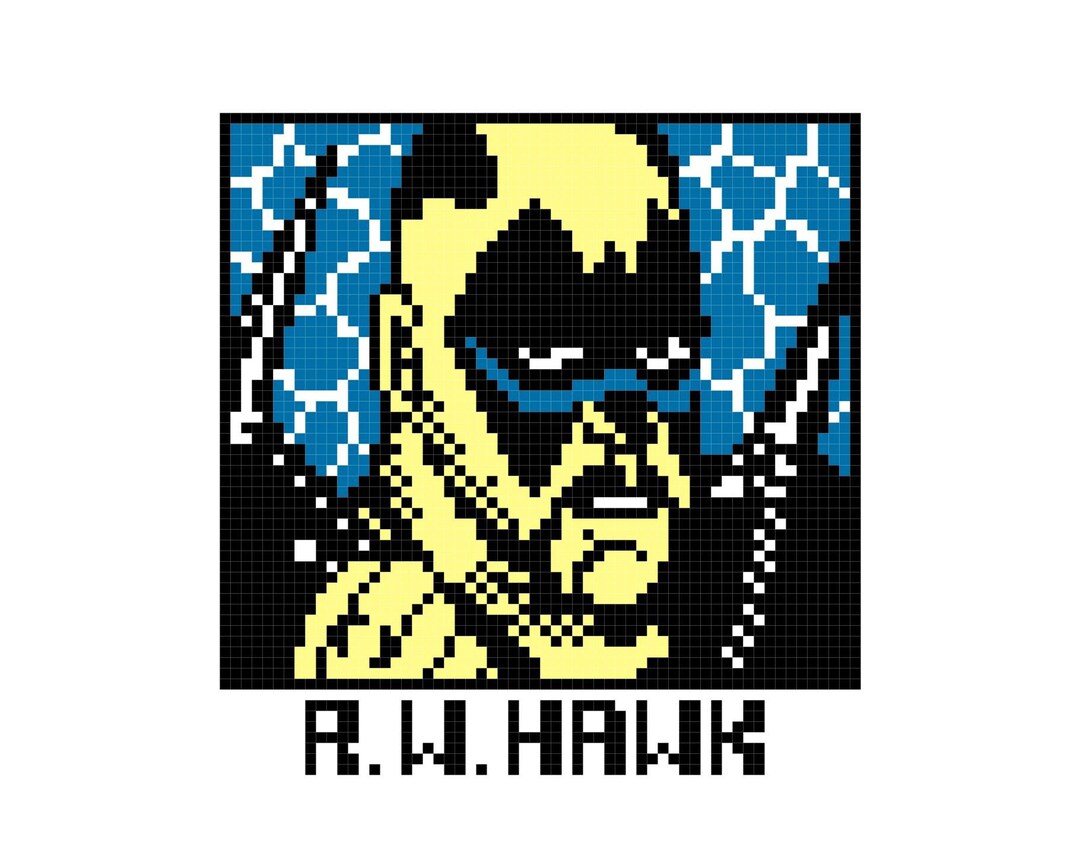 Road Warrior Hawk WCW Wrestling Cross Stitch Pattern - Etsy