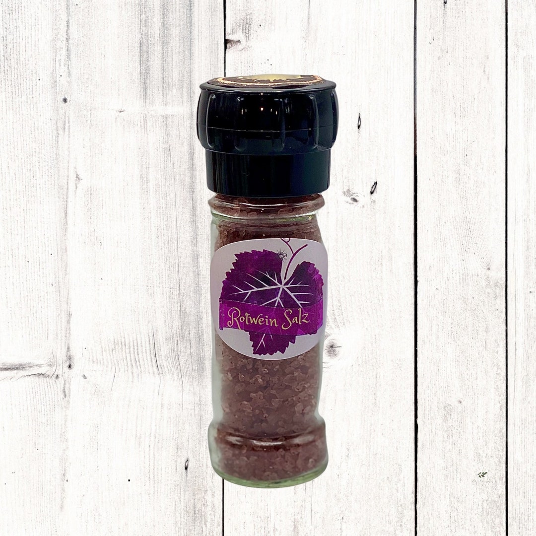 Red Wine Salt 110g - Etsy