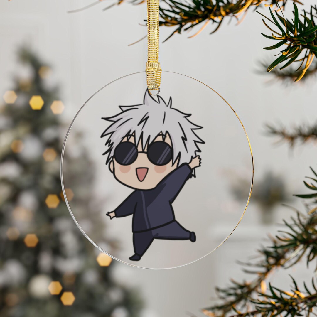Gojo Satoru Chibi Jujutsu Kaisen Acrylic Ornament, Transparent Anime ...