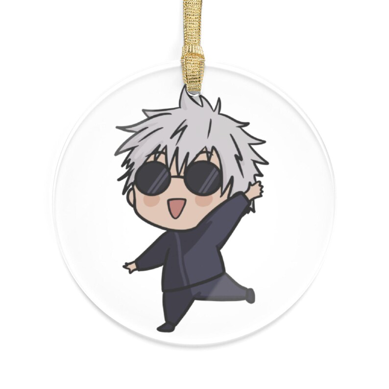 Gojo Satoru Chibi Jujutsu Kaisen Acrylic Ornament, Transparent Anime ...