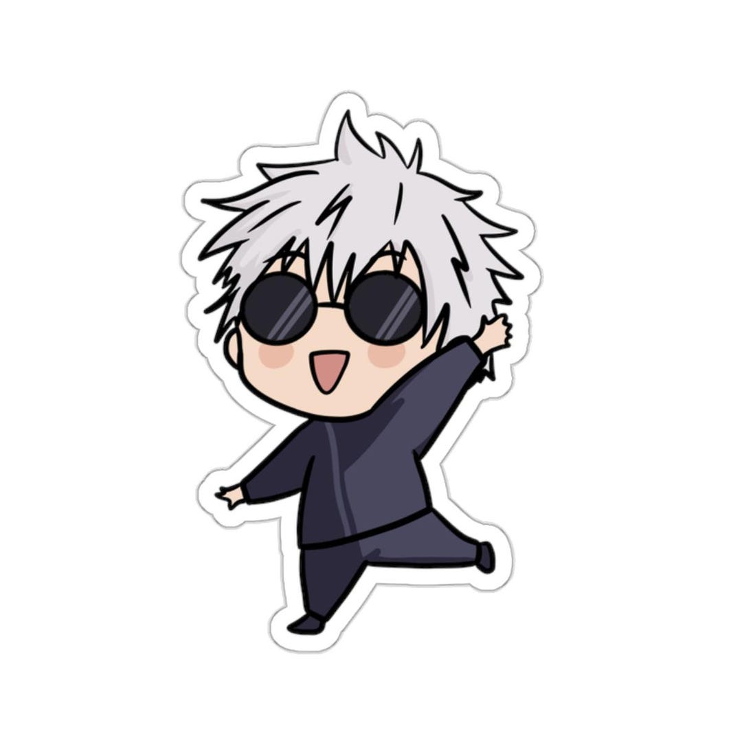 Gojo Satoru Jujutsu Kaisen Chibi Anime Kiss-cut Stickers, Cute Jujutsu ...