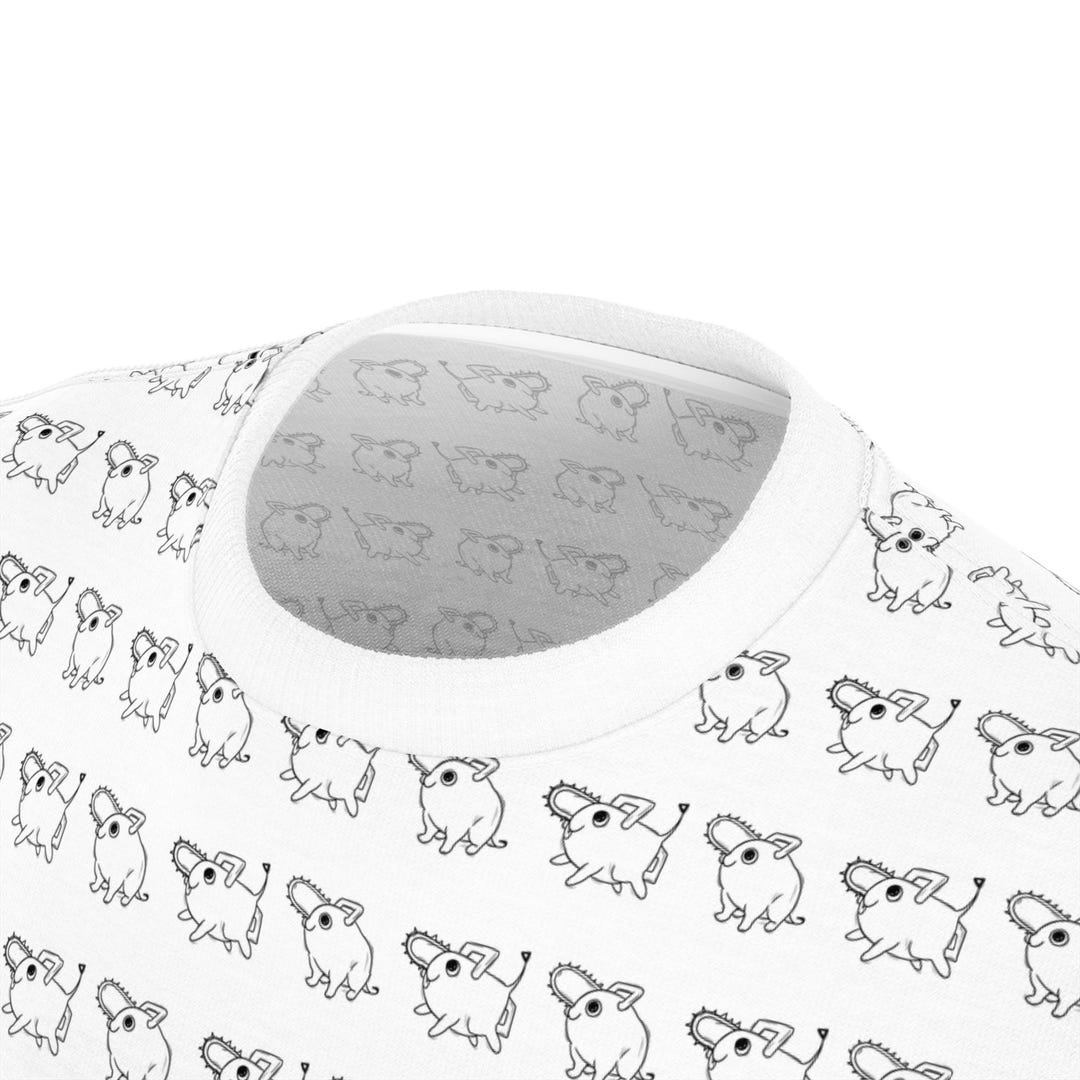 Pochita Pattern Chainsawman Anime Tee, Unisex Tshirt, Graphic Tee ...