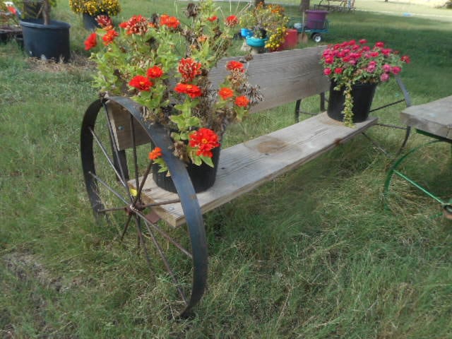 30" Wagon Wheel Bench KIT - Etsy