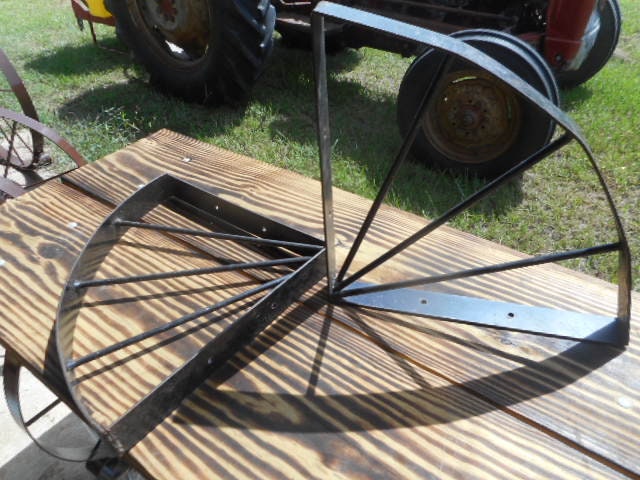 A Pair of Wagon Wheel Gussets Porch Braces Shelf Mounts 15" , Free ...