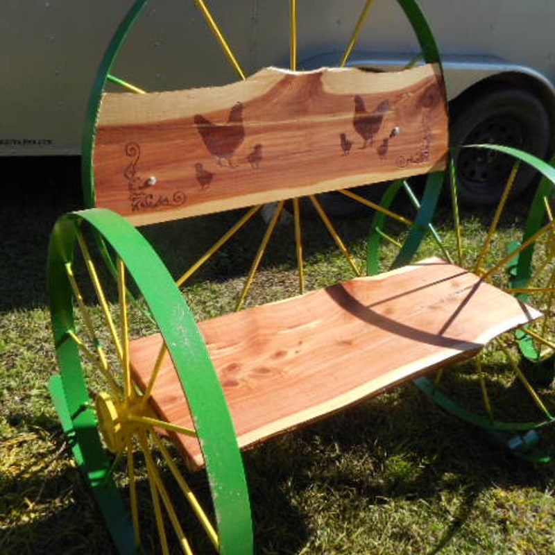 Wagon Wheel Furniture - Etsy