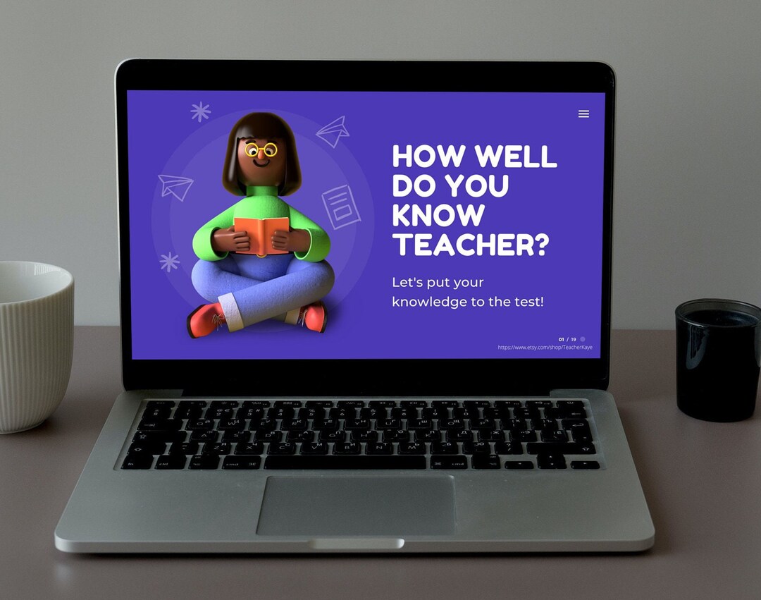 How Well Do You Know Your Teacher Game Show Style - Etsy