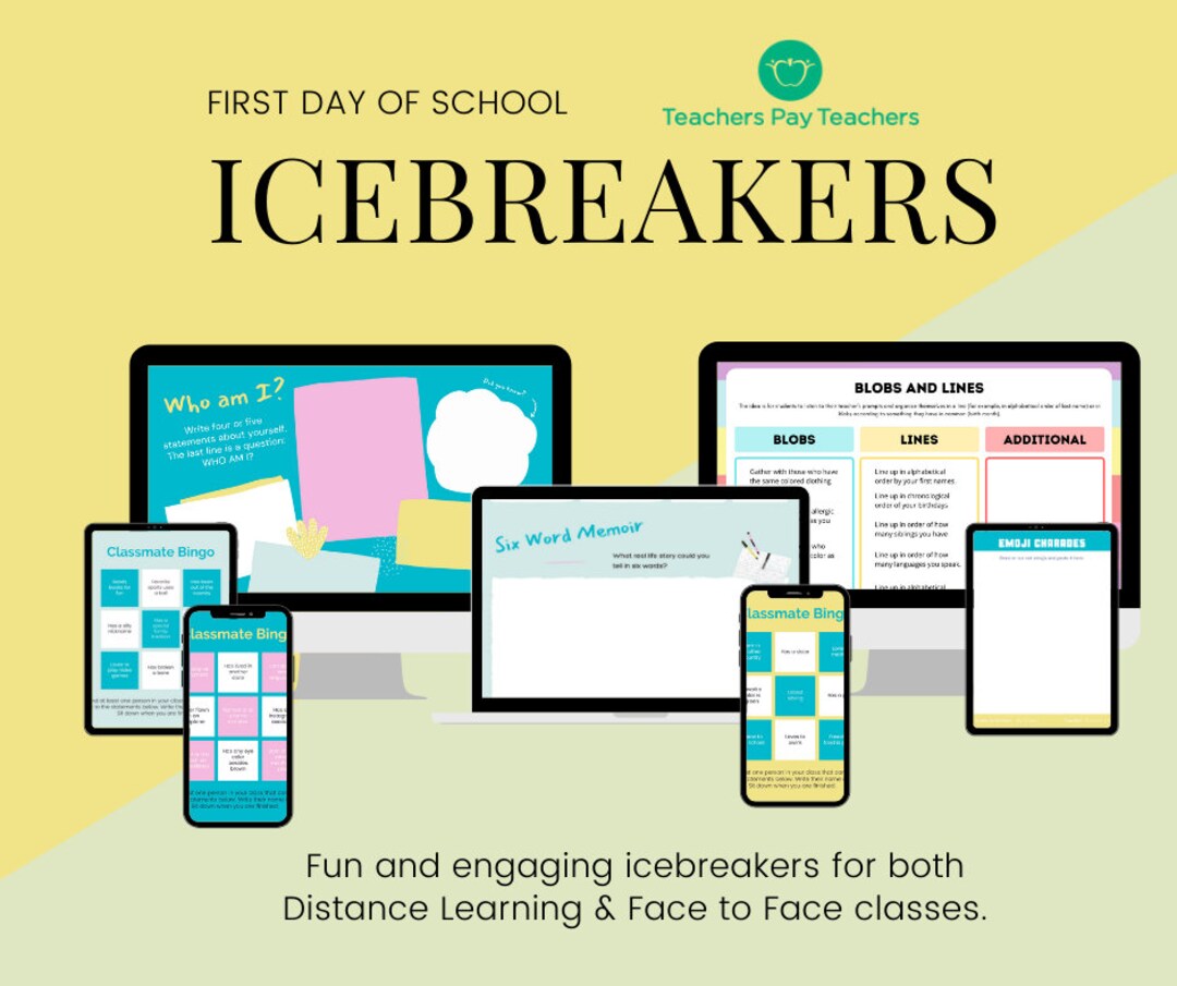 First Day of School Icebreakers Get to Know You - Etsy