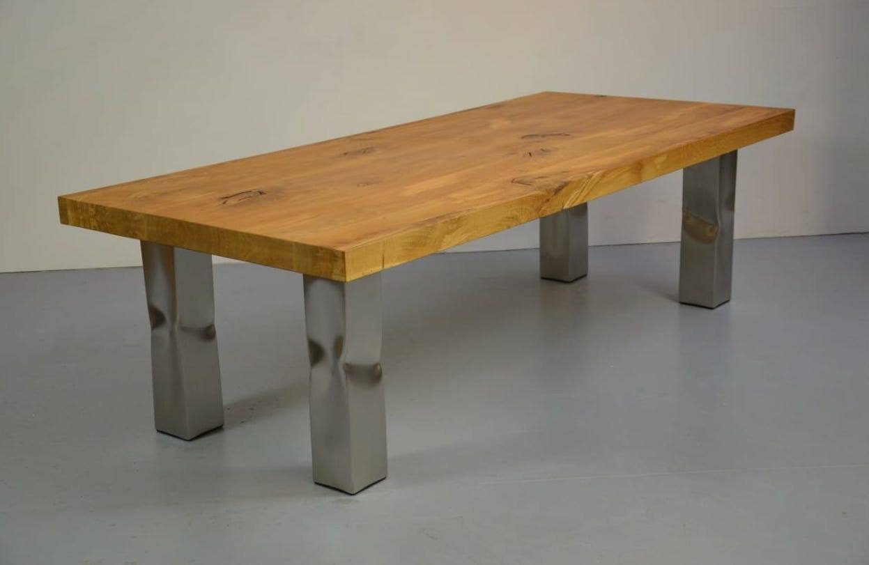 UK CUSTOM Made Solid Oak CLASSIC Rectangular Designer Dining Table ...