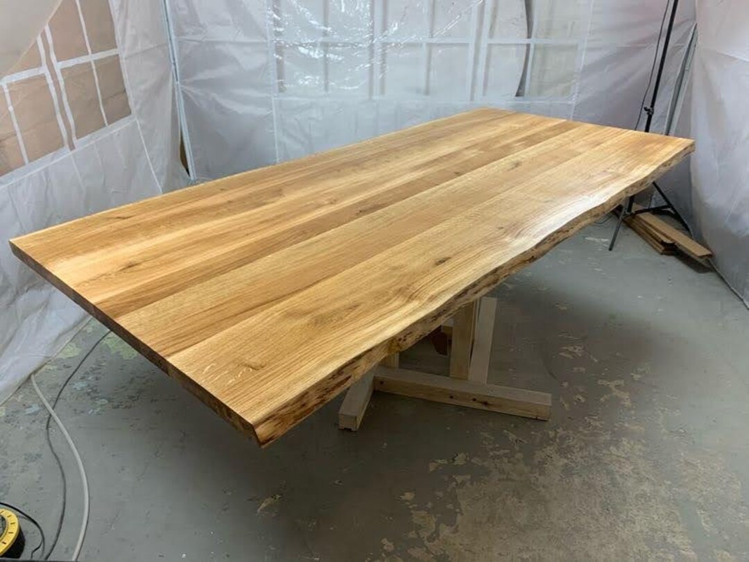 UK Oak Table Handmade Bespoke Solid Oak Rectangular Dining Table ...