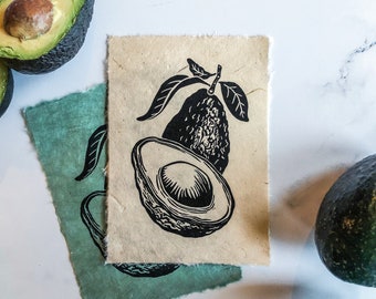 Garlic Original Hand-carved Linocut Print - Etsy