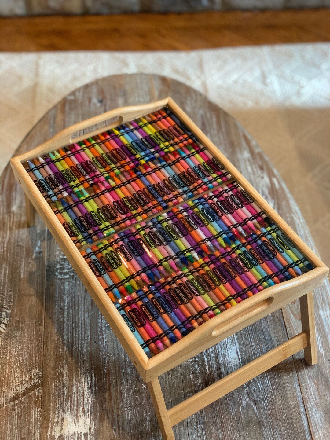 Crayon Bed Tray - Etsy