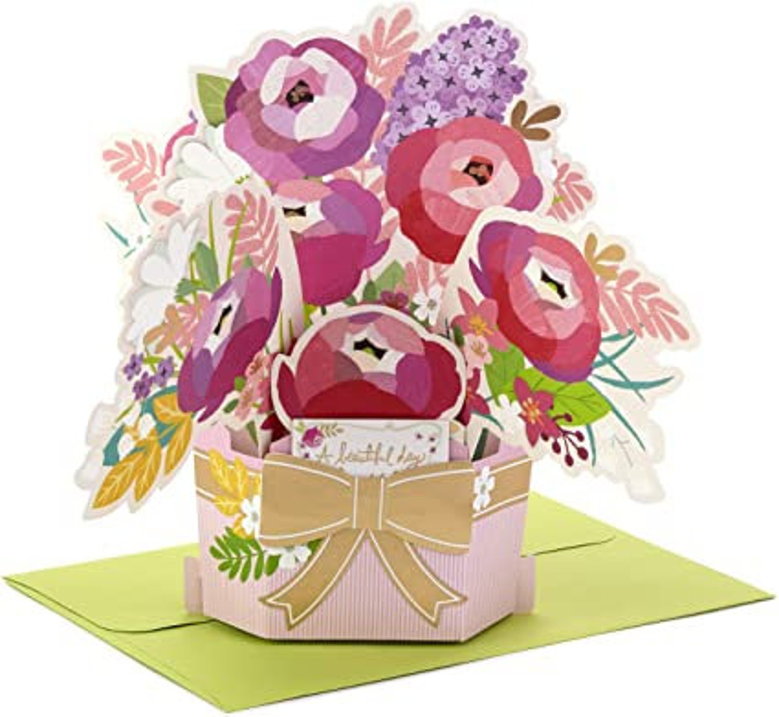 Hallmark Paper Wonder Birthday Pop up Card for Women bouquet of Flowers ... Hallmark Paper Wonder Birthday Pop up Card for Women bouquet of Flowers ...