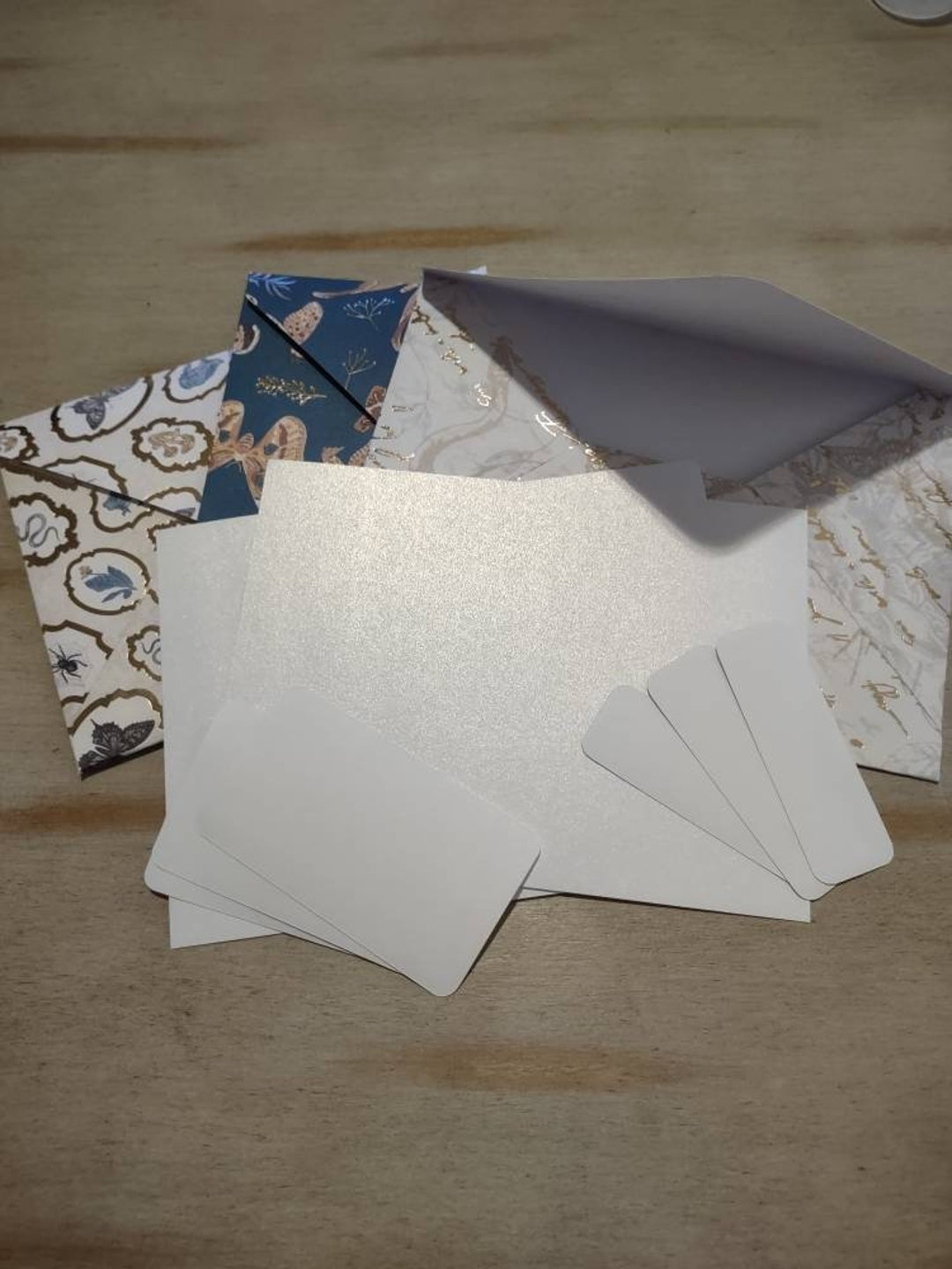 Handmade, Gold Foil Gothic Envelope Kit for Special Occasions or ...