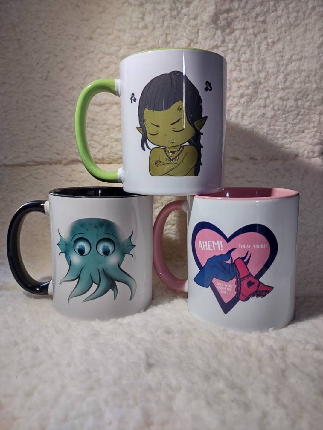COFFEE Mug Orc Monster Chibi Monster Underwear Cute - Etsy