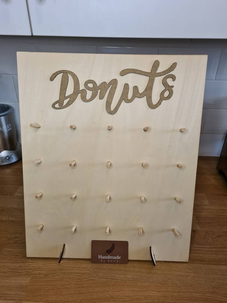 Large Donut Wall Fits 20 Donuts Doughnut Stand Rustic - Etsy UK