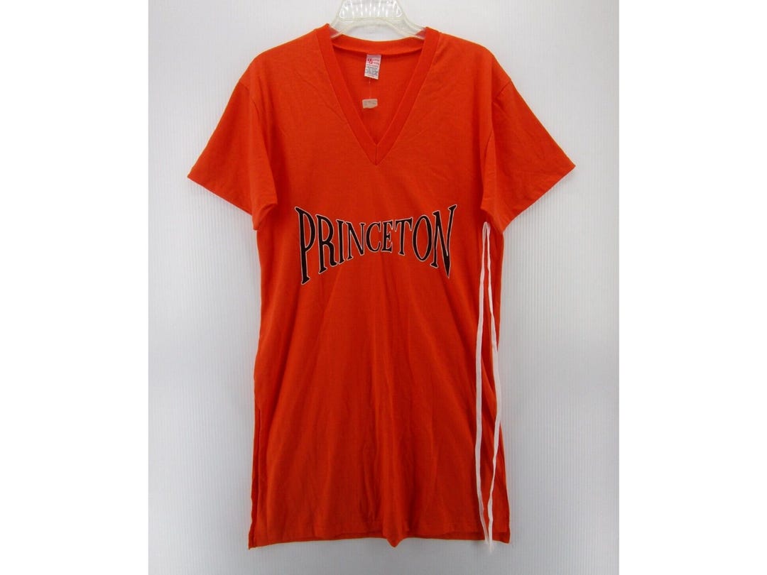 VINTAGE Princeton University Shirt Dress Large Tigers 80s NCAA NEW - Etsy