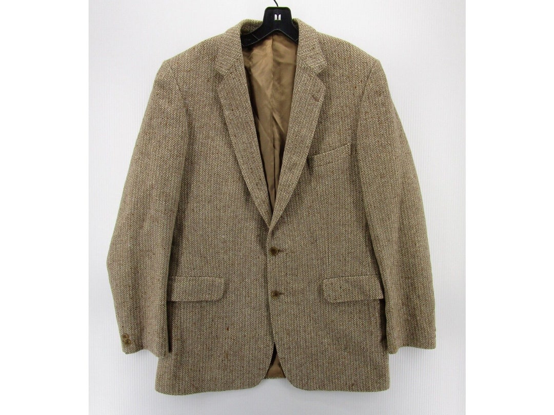 Magee Donegal Tweed Blazer 42 Jacket Pure Wool Handwoven Coat VINTAGE ...