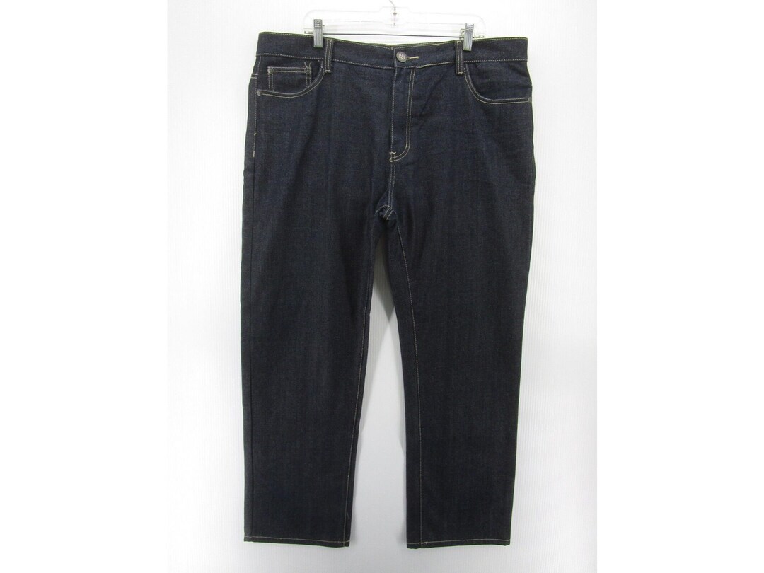 VINTAGE Hip Hop Jeans 40 Jeanetix Baggy Loose Denim Flap Pockets 40X31 ...
