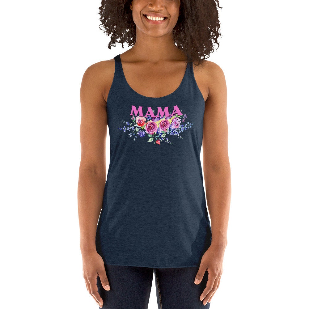 Mama Tank Top Mom Shirt Mama Tank Mama life Baby Shower Gift | Etsy