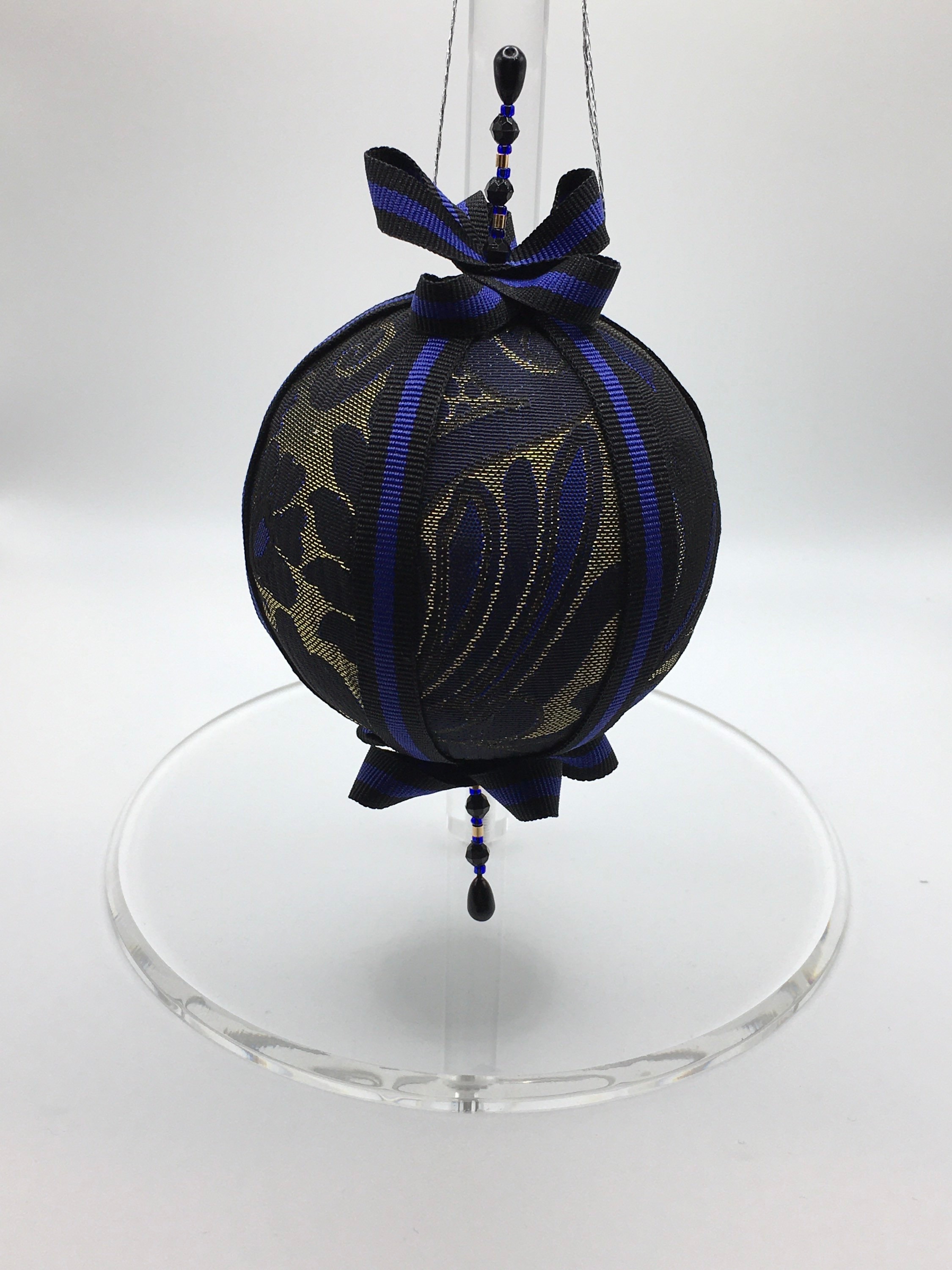 Back the Blue Gold Brocade - Etsy
