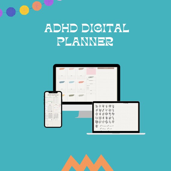 ADHD Digital Planner - Etsy