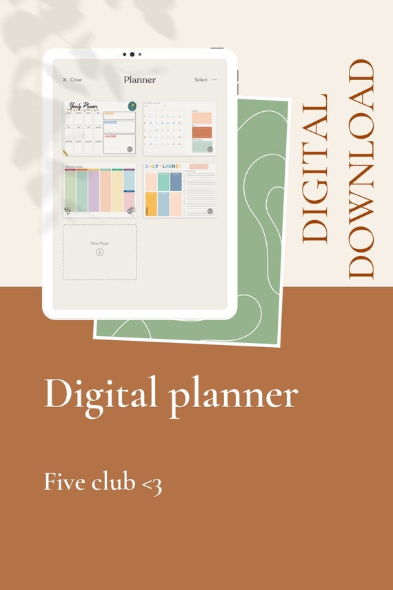 Aesthetic Digital Planner | Etsy