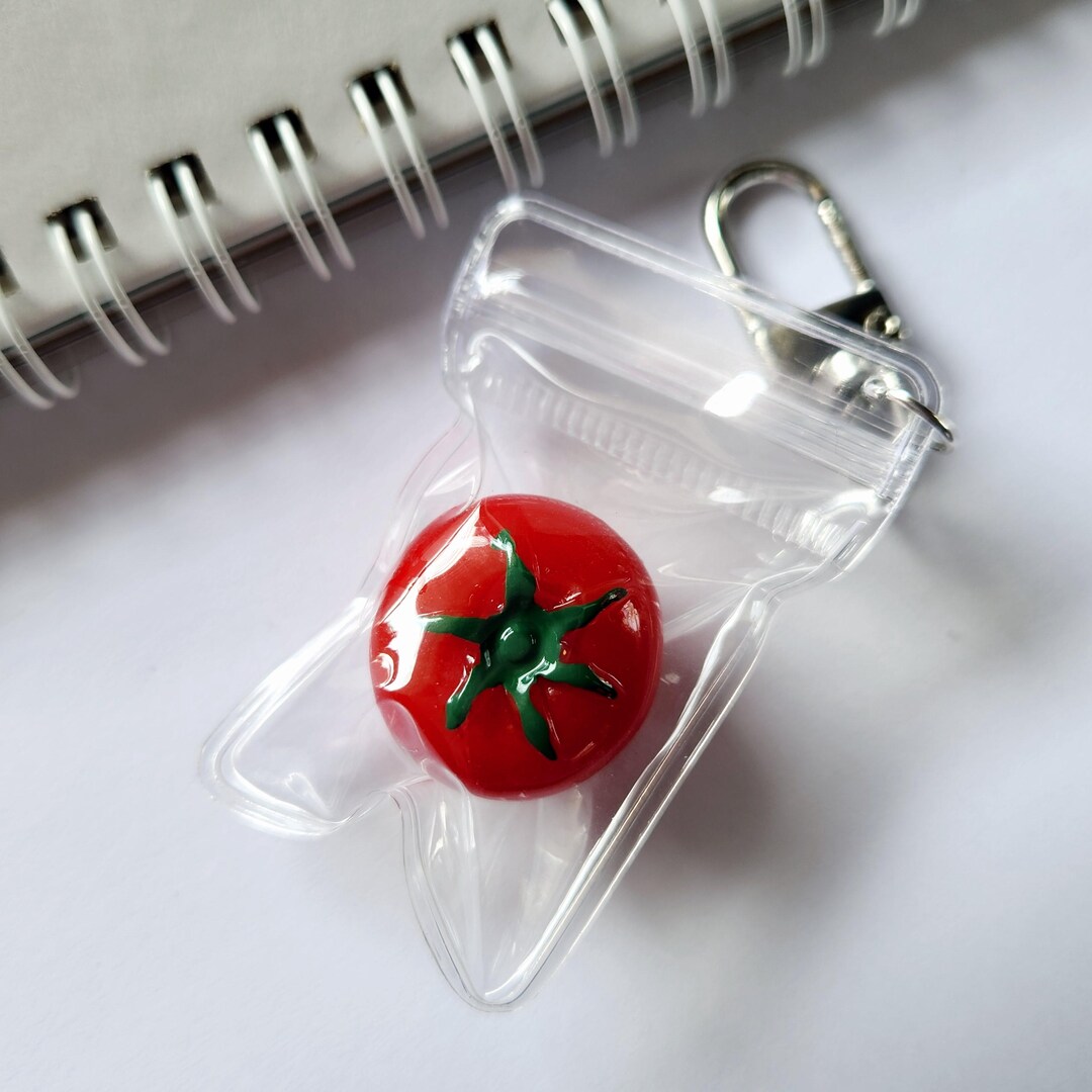 Tomato Keychain - Etsy