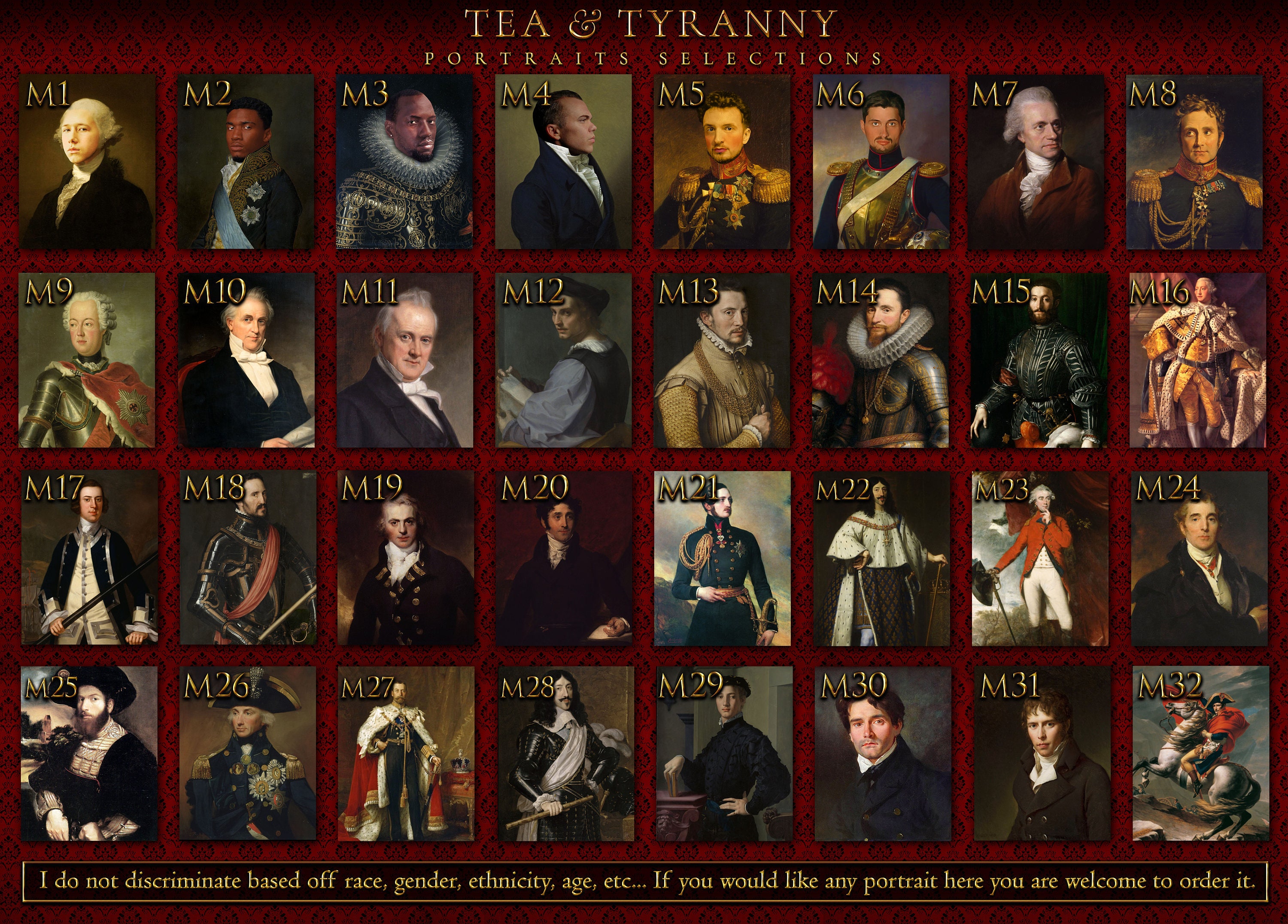 Custom Personalized Historical Portrait Royalty Queen - Etsy